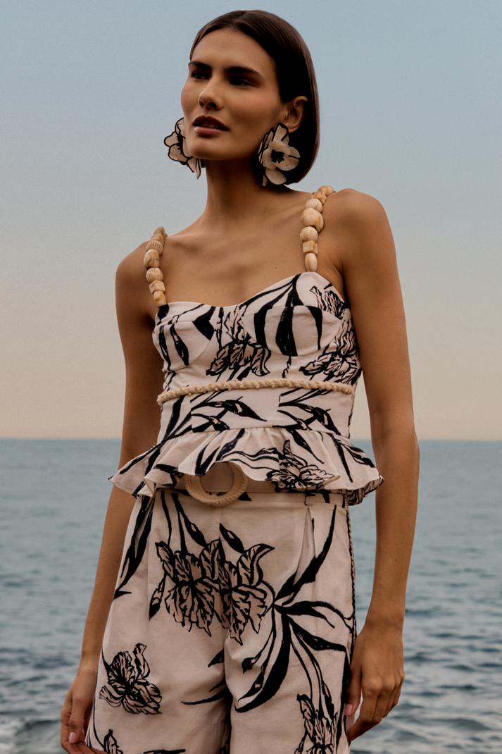 IRIS PEPLUM TOP – PatBO