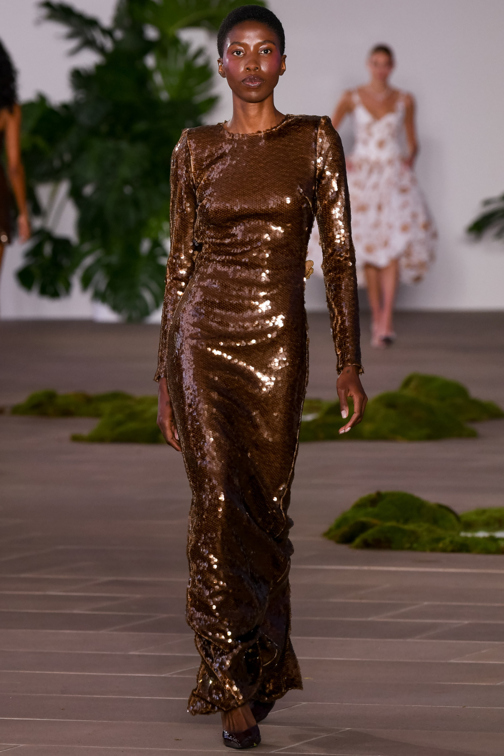 SEQUIN LONG SLEEVE GOWN (RUNWAY) – PatBO
